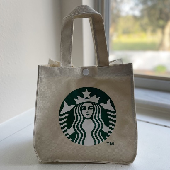 Starbucks | Bags | New Starbucks Mini Canvas Tote Bag | Poshmark